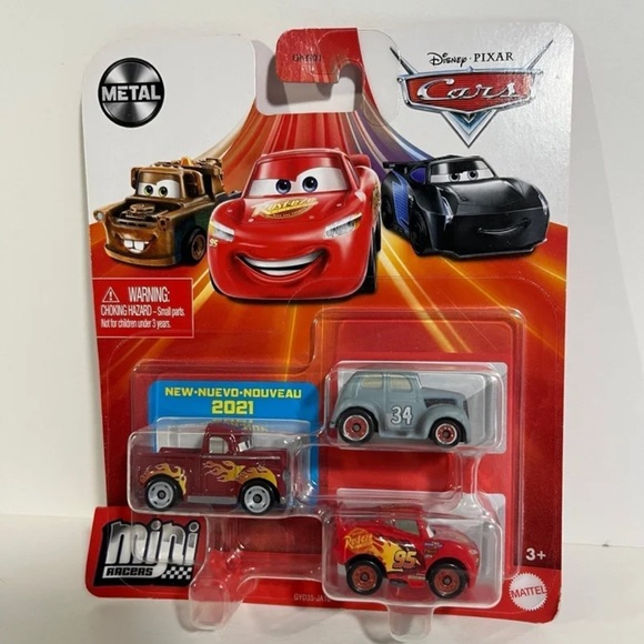 Disney | Toys | Disney Pixar Cars Mini Racers Cotter Pin Hot Rod Smokey ...